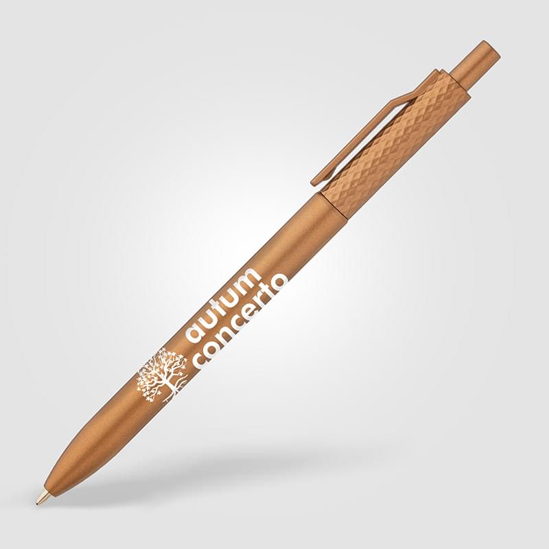 Vale Recycled Plastic Diamond Textured Metallic Pen | MyShopAngel ...